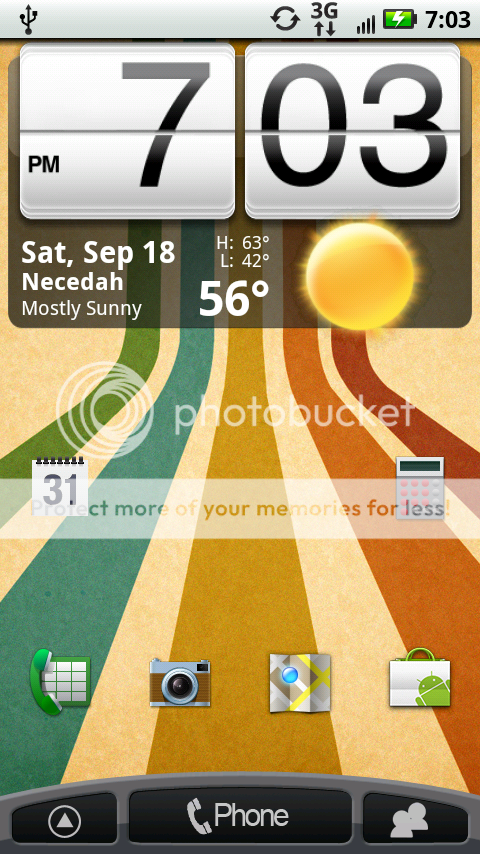 Sense UI Dock for Launcher Pro | Theme Your X Blog