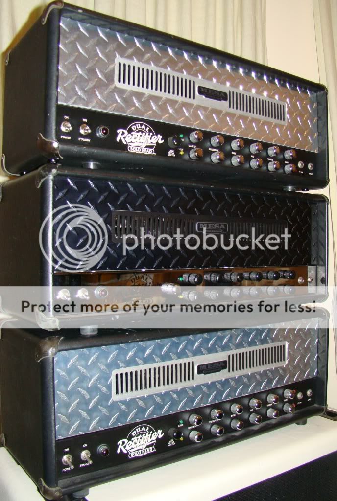 Early black face Mesa Dual Rectifier with factory 6550s... | Rig-Talk