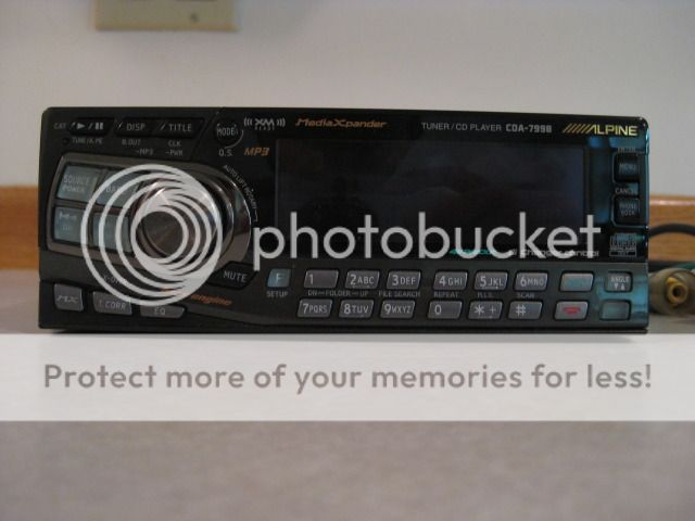 Alpine CDA-7998 Phantom Face XL - Flawless motor mechanism - All ...